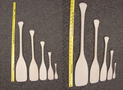 Miniature Canoe Paddle Hand Carved Birch Wood Amish Made - Moose-R-Us ...