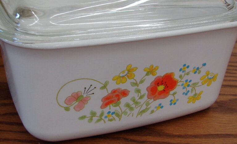 Vintage Pyrex Corning Ware USA Wildflower Flowered Pan Skillet Batter ...