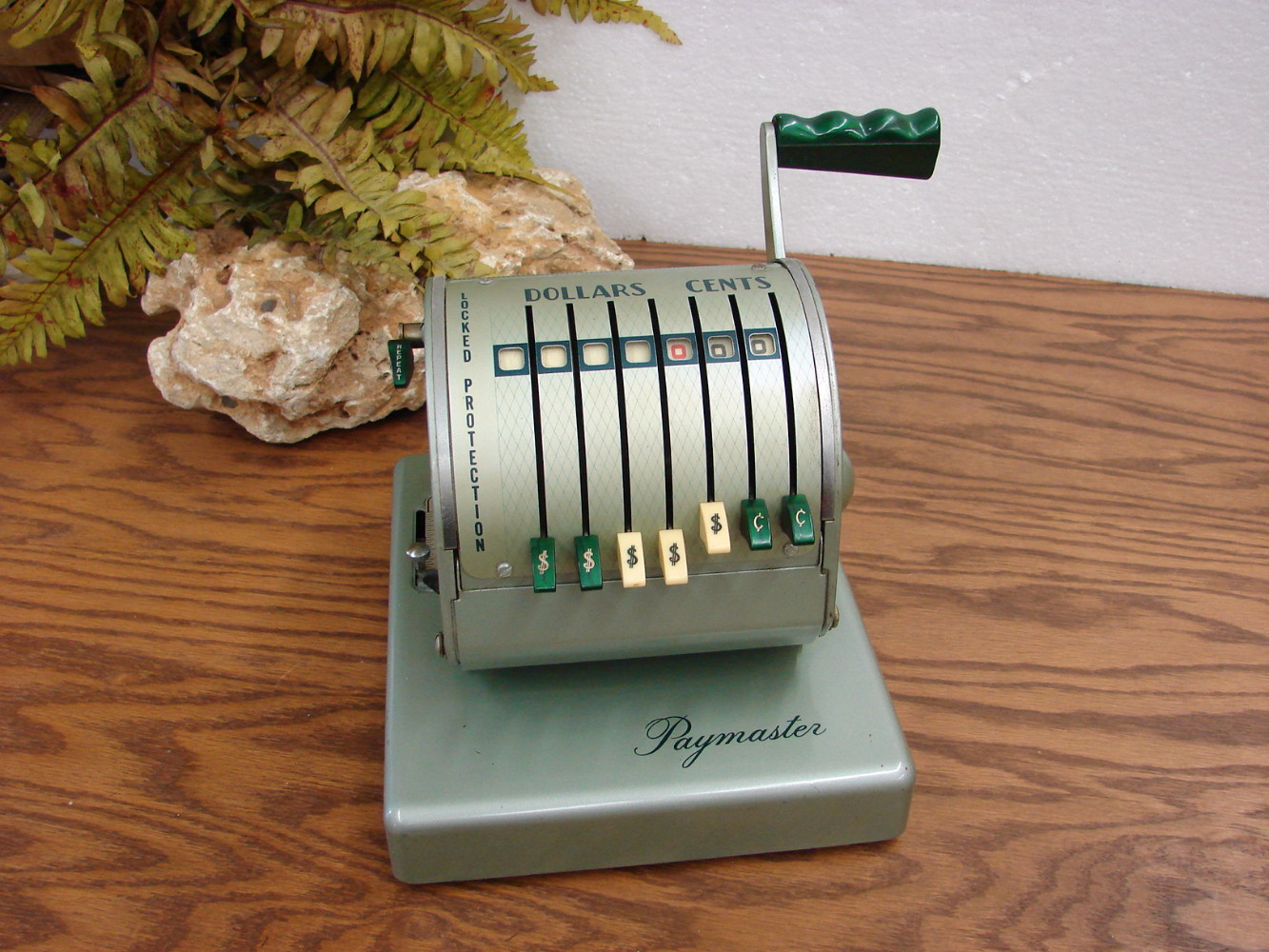 Vintage MCM Paymaster X-900 Check Writer w/ Key Collectable Pastel ...