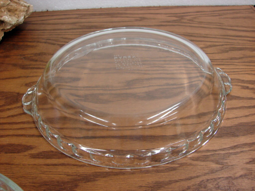 Vintage PYREX #229 Original Flavor Saver Pie Plate Fluted Rim Clear ...