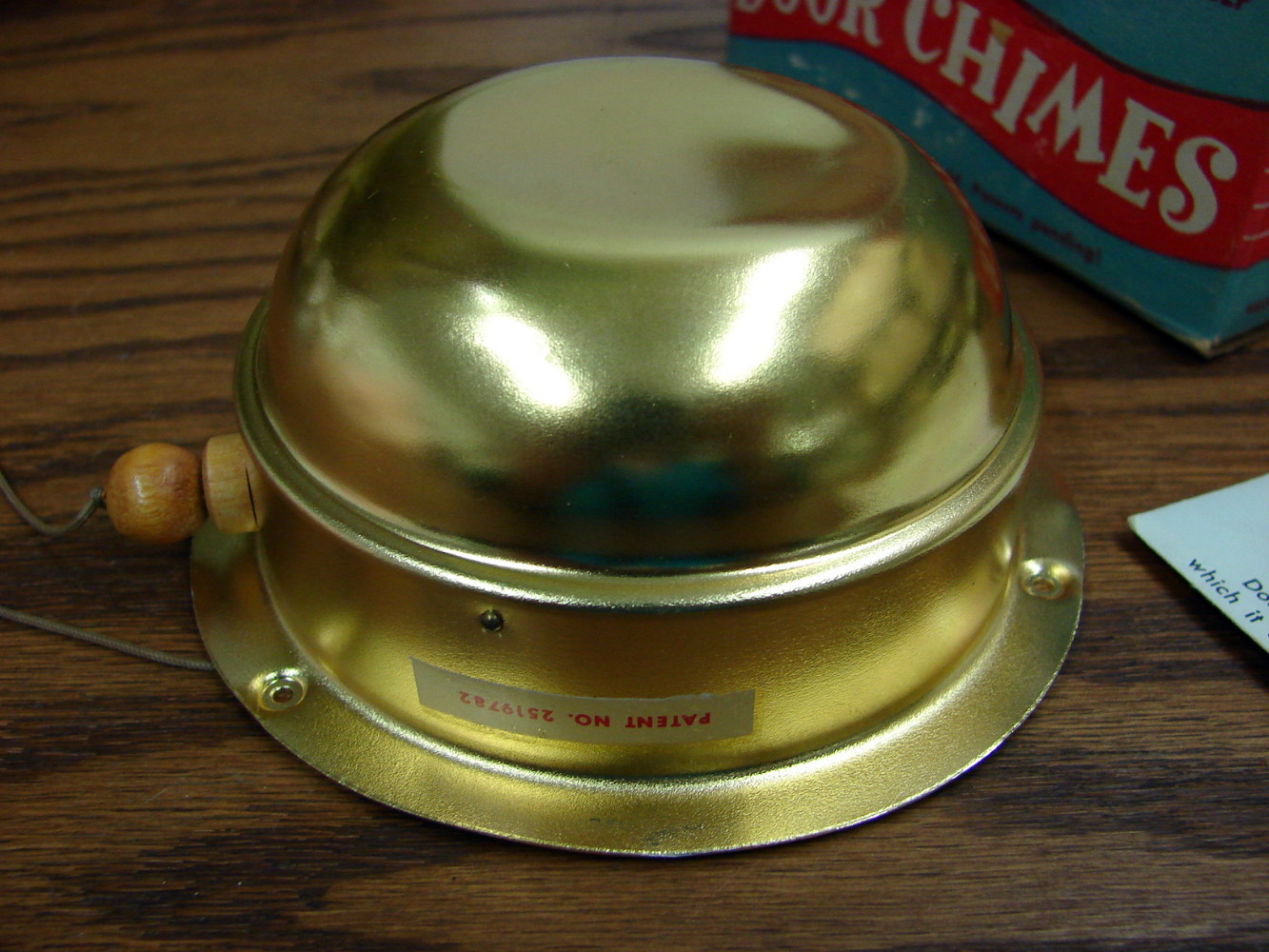 Vintage Silent Night Swiss Musical Door Chime Christmas Season Pull ...