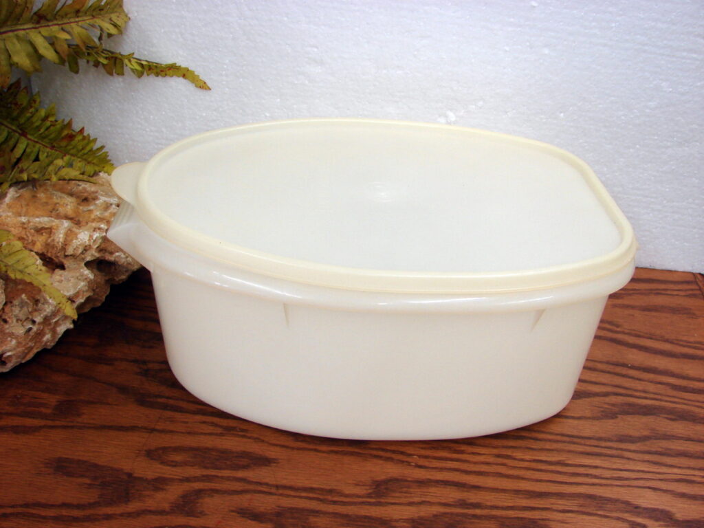 Vintage Tupperware #487 Roast Flavor Saver 3 Pc Ham Meat Turkey Storage ...