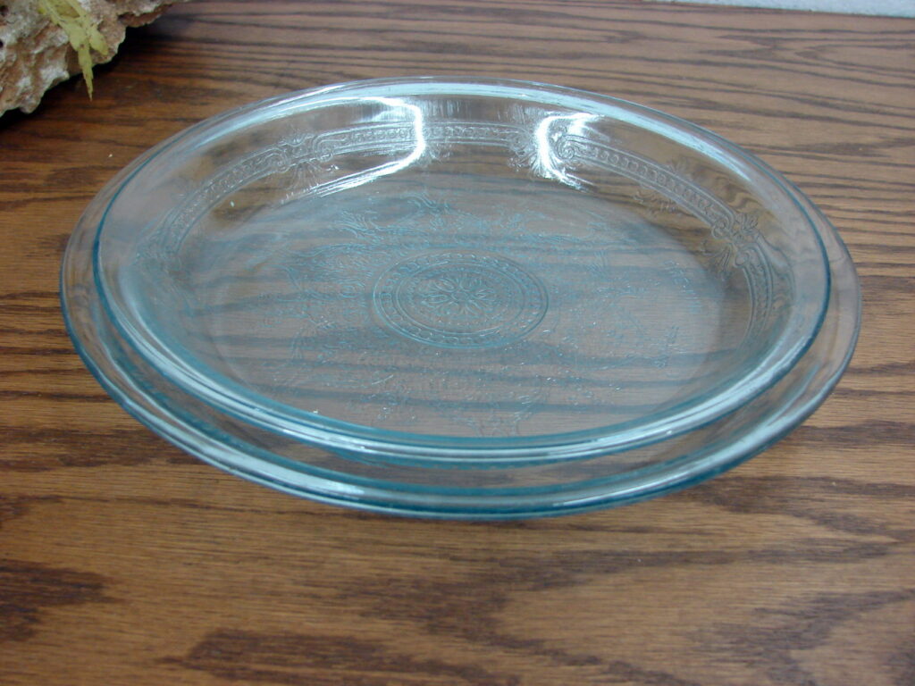 Vintage Fire King Sapphire Blue Philbe Pie Plate Two Sizes - Moose-R-Us ...