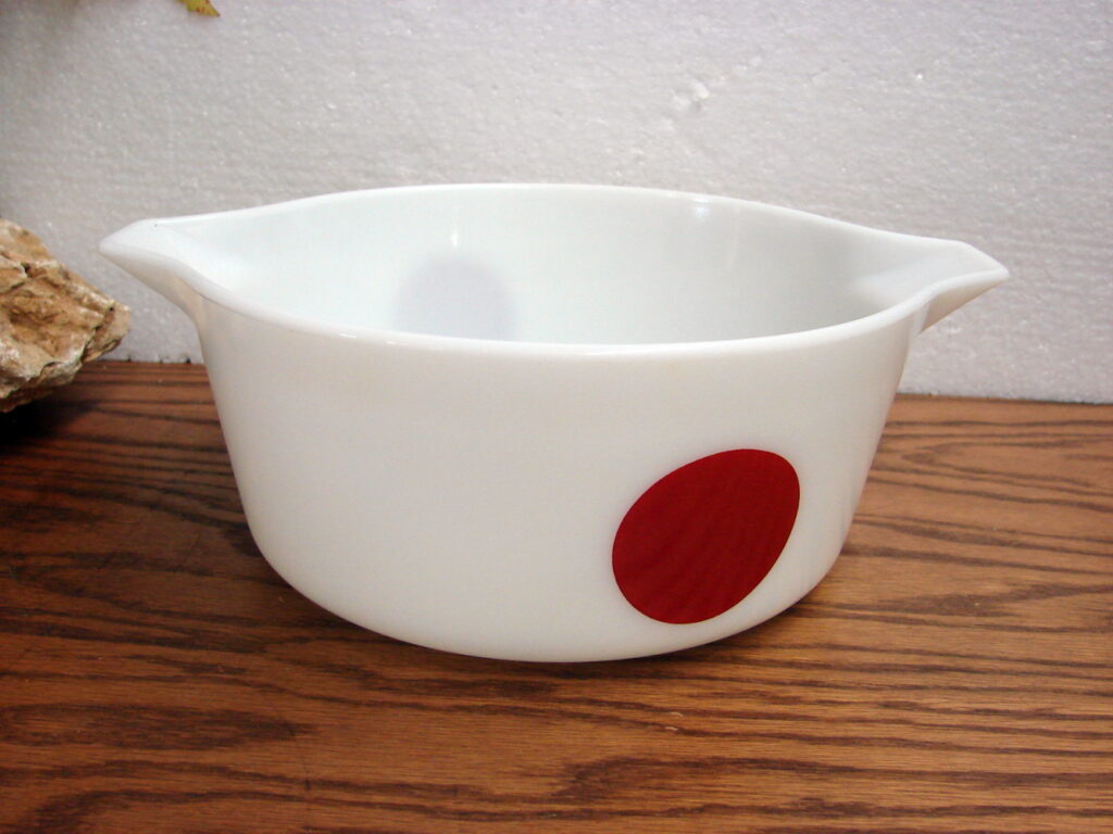 Vintage PYREX Moon Deco Red Ball #475 Bottom Only - Moose-R-Us.Com ...