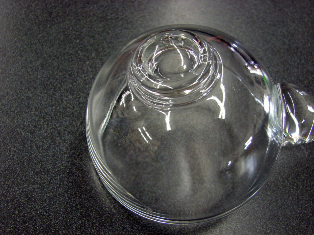 Viking Glass Crystal Punch Bowl Ladle w/ Pour Spout 14” Hand Blown ...