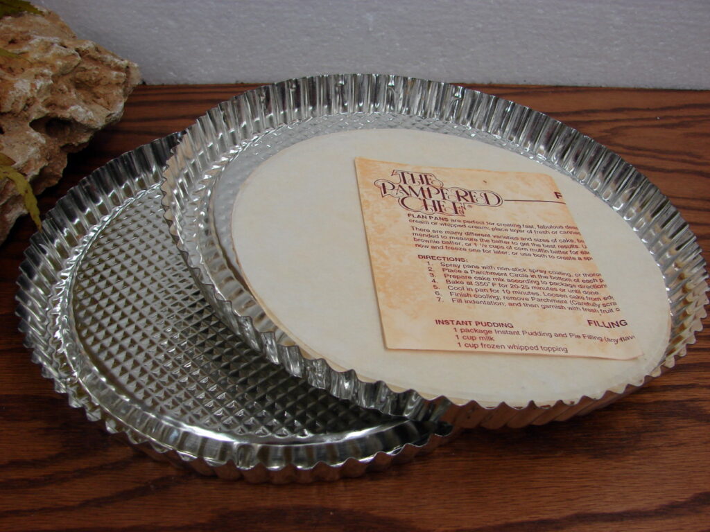 The Pampered Chef Flan Pans Set/2 Tart Pie - Moose-R-Us.Com Antiques ...