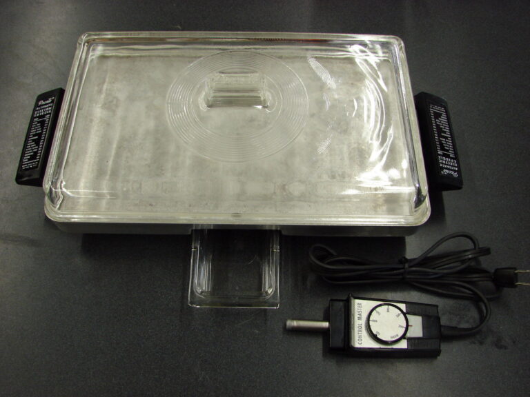 Vintage Presto Electric Grill Griddle Glass Domed Lid Electrical Cord ...