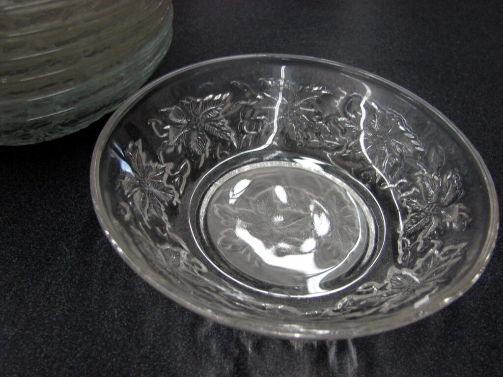 Set/13 Retired Princess House Fantasia Raised Relief Frosted Crystal ...