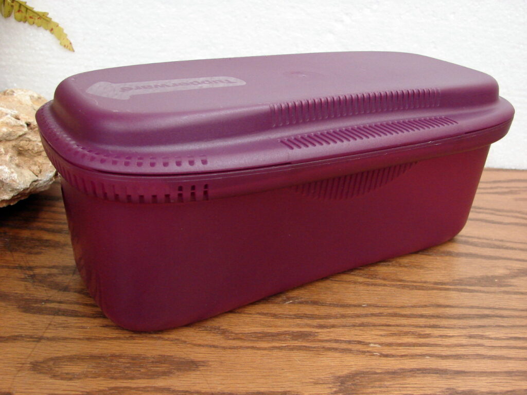 Vintage Tupperware #6775 Maroon Spaghetti Pasta Cooker Steamer ...