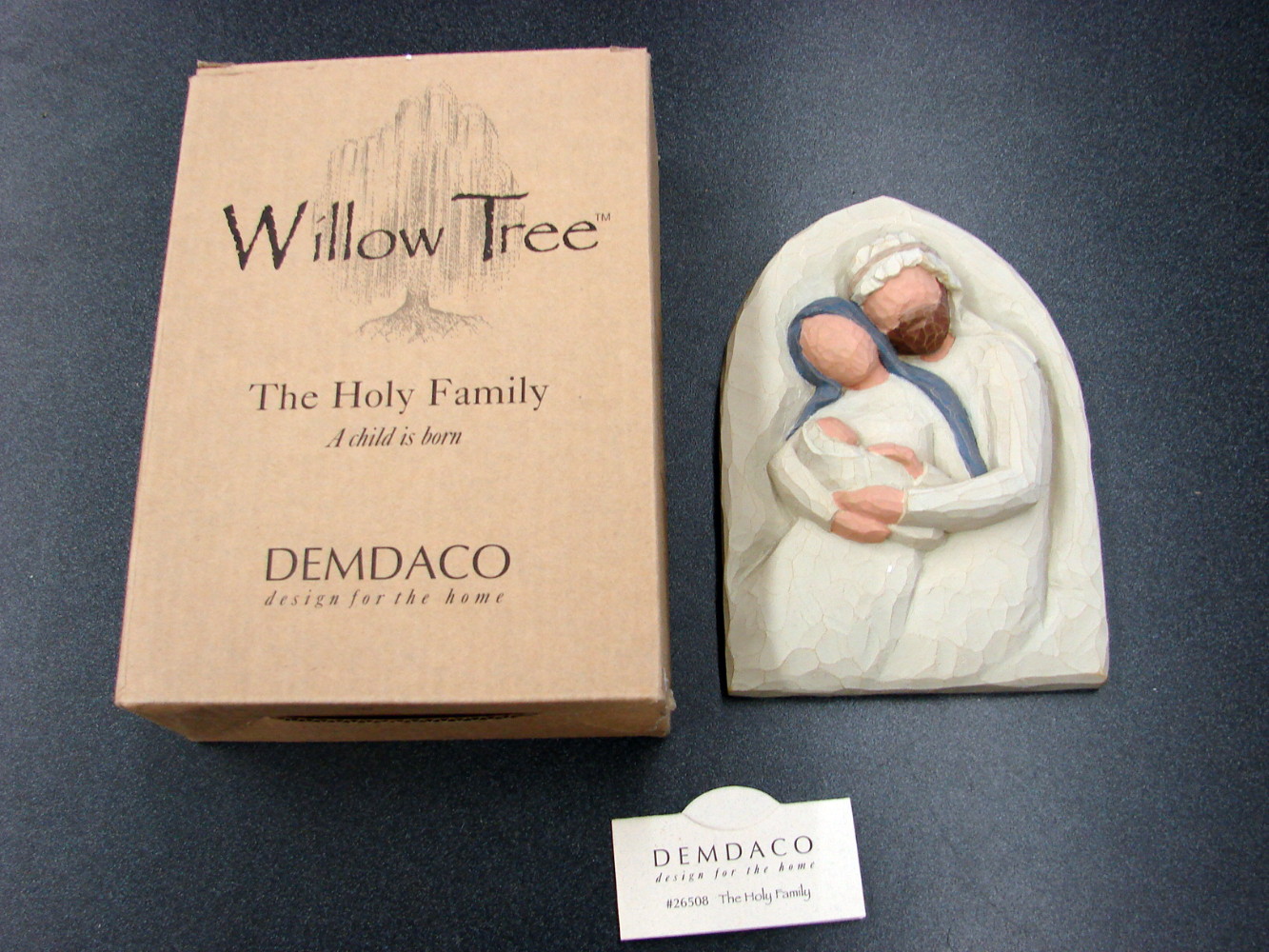 Willow Tree Susan Lordi Holy Family Plaque A Child is Born w/ Box ...