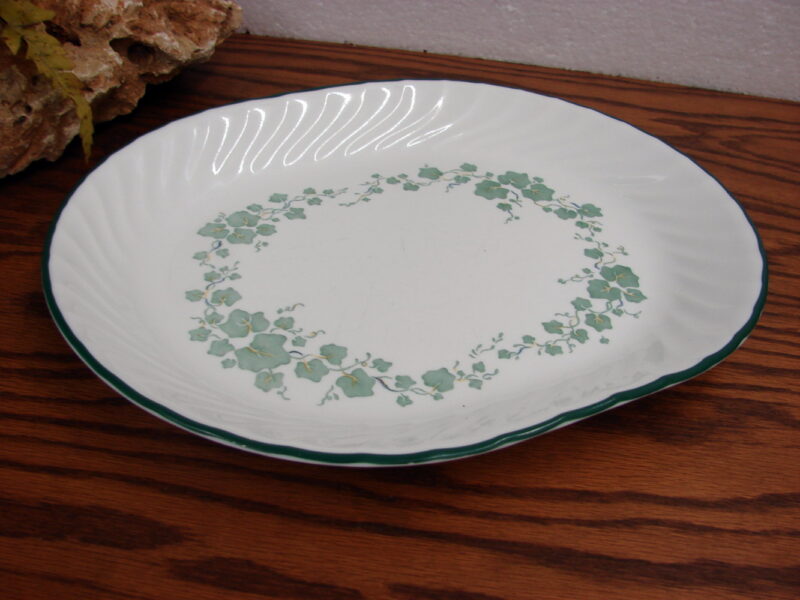 Corning Callaway Green Ivy Corelle Swirl Serving Platter 12 x 10 ...