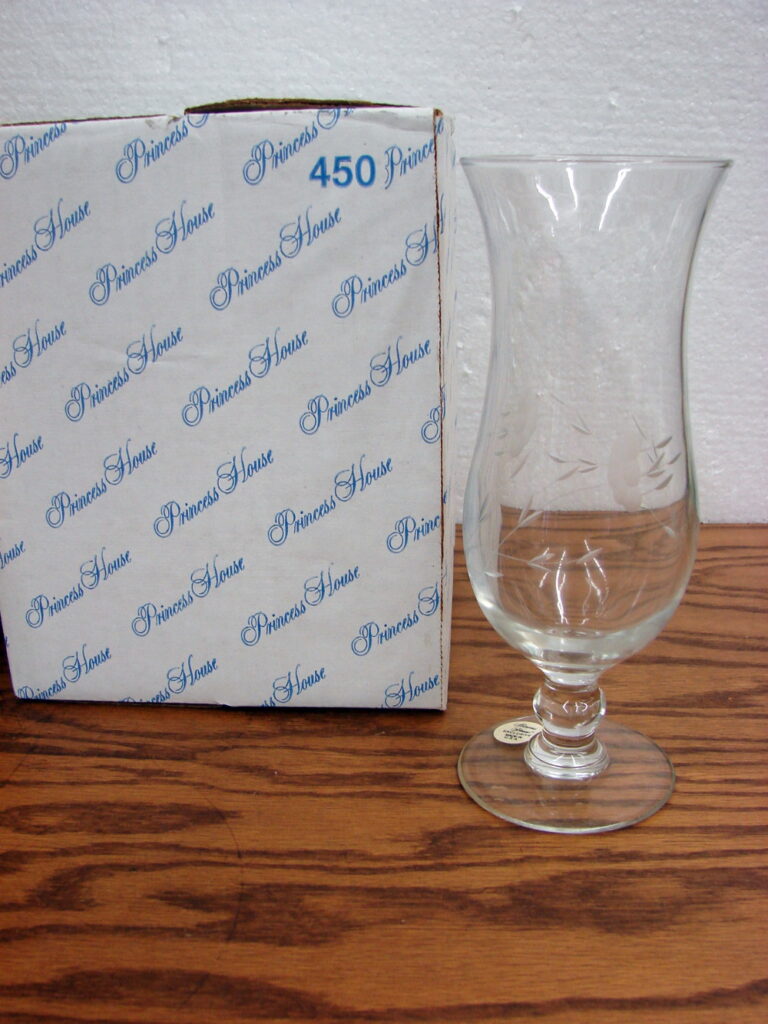 Brand New in Box Retired Princess House Etched Crystal Glass Heritage ...