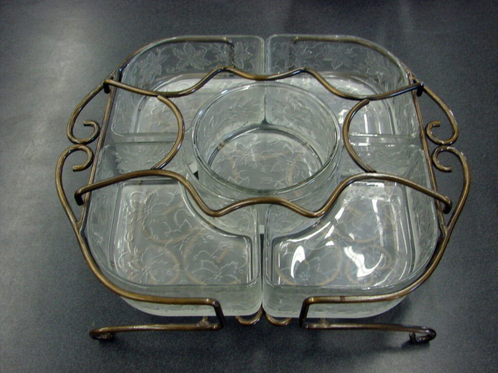 Retired Princess House Fantasia Raised Relief Frosted Crystal ...