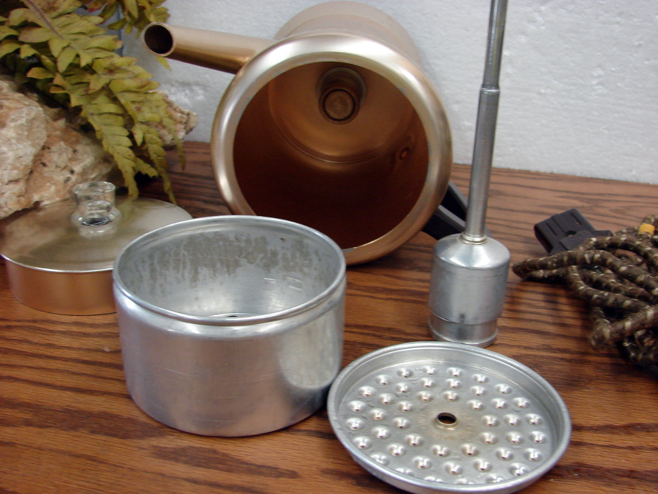 Vintage West Bend Flavo Matic Champagne Anodized 8 Cup Electric ...